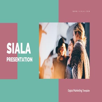 Siala Presentation : Dark Color Theme | PPT