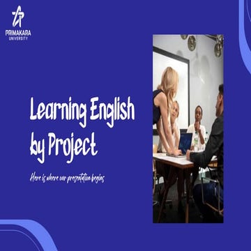 Learning English by Project Based Learning : Make Friend With Foreigner ...