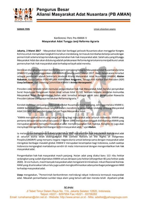 Siaran pers kman v pembukaan | DOCX