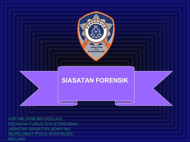 Siasatan Forensik