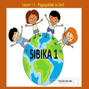SIBIKA 1 LESSON 1.1 - 1.2 grade 1 lesson 1-2 | PPT