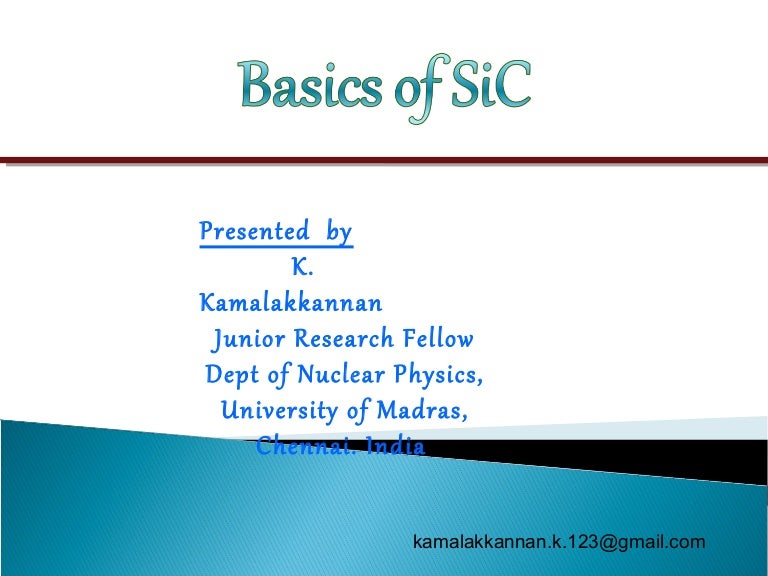 Basics of SiC