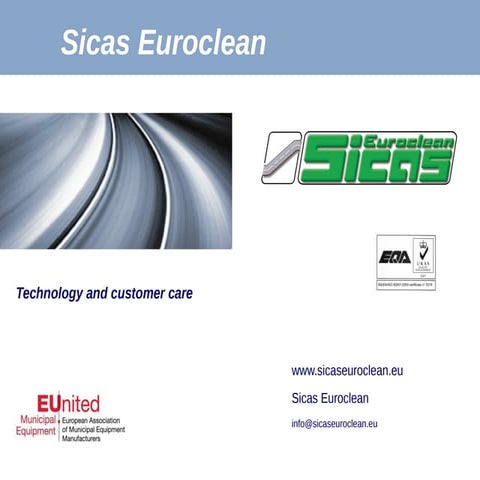 Sicas Euroclean Industrial presentation | PDF
