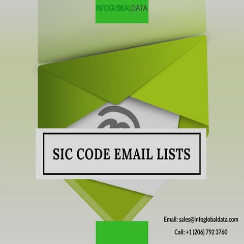 SIC Code Email List | PPT