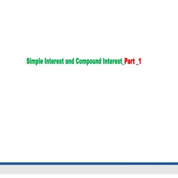 SI_CI _Part_1.pptx PPT FOR SIMPLE AND COMPOUND INTEREST | PPTX