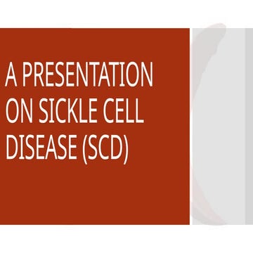 Sickle Cell.pptx tttttttttttttttttttttttt | PPT