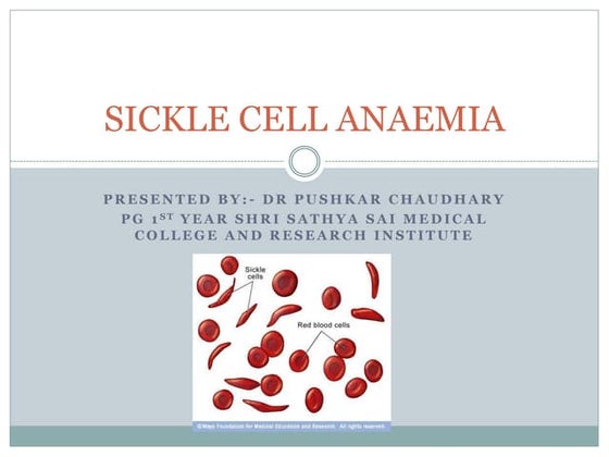 Sickle cell disease | PPT