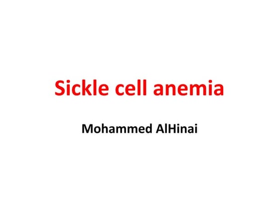 Presentation on Sickle Cell Disease Crises_090424.pptx