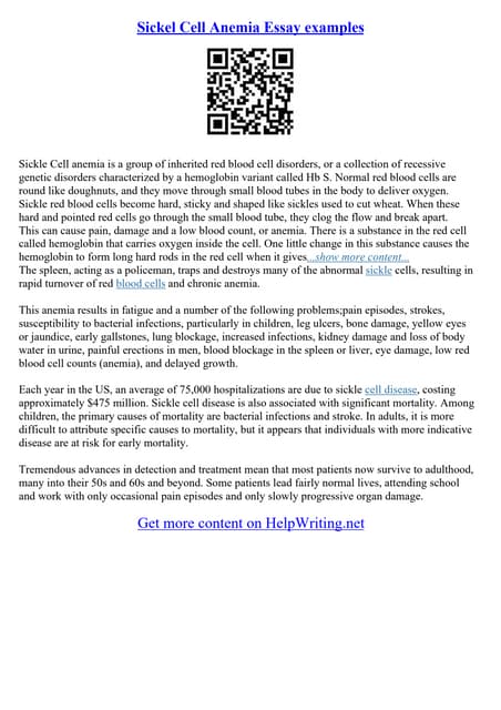 Sickle cell anemia | PPT