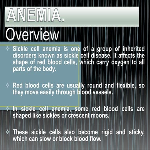 Sickle Cell Anemiapptx 6099