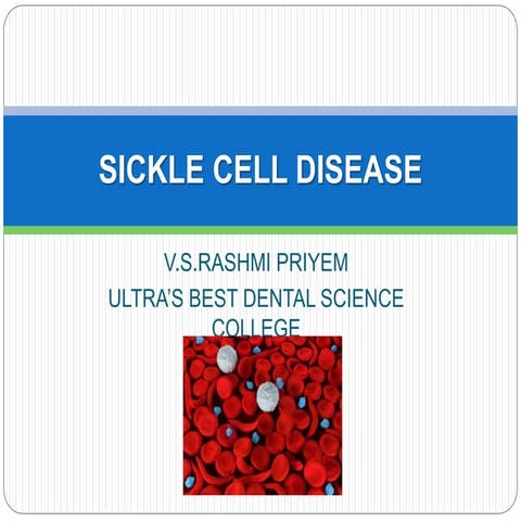 Sickle Cell Disease | PPT