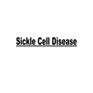 Approach to stroke in sickle cell disease | PPTX