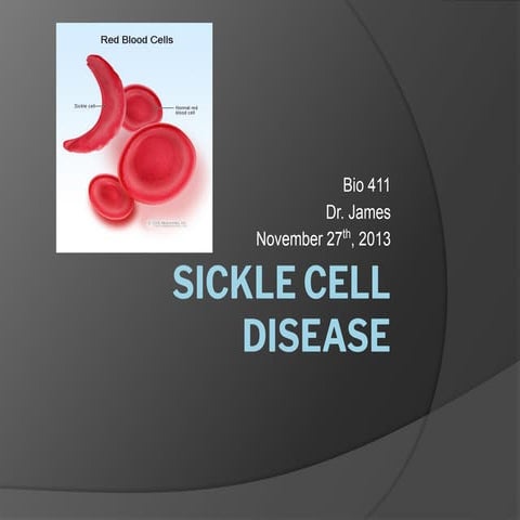 Sickle Cell Disease Presentation and its symptoms | PDF