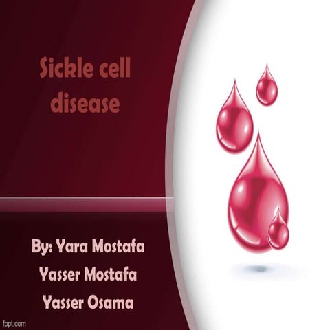 Sickle cell disease | PPTX