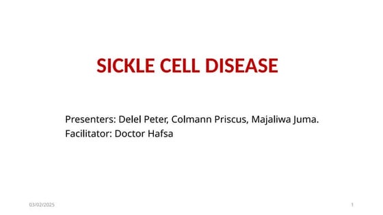 Sickle cell anemia | PPT