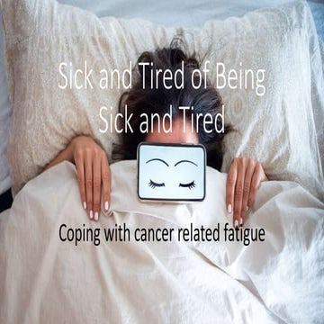 Let's Talk About It: Sick and Tired of Being Sick and Tired | PPTX