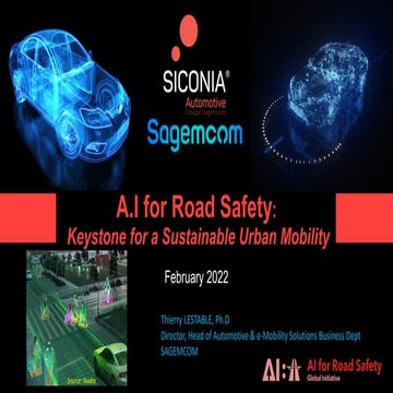 A.I for Road Safety: Keystone for a Sustainable Urban Mobility | PDF
