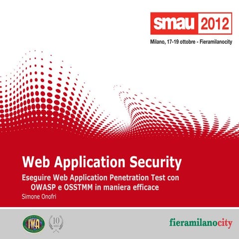 Sicurezza Delle Applicazioni Web Eseguire Web Application Penetration