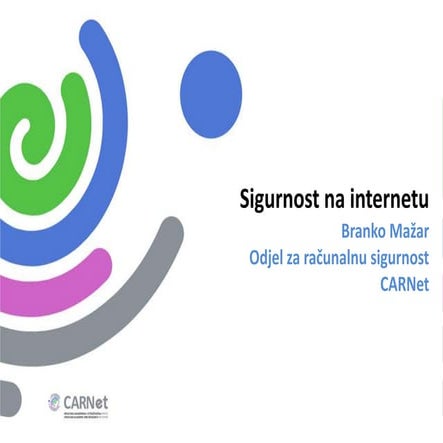 Sigurnost na internetu | PPTX