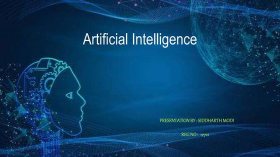 Power Point Presentation on Artificial Intelligence | PPTX