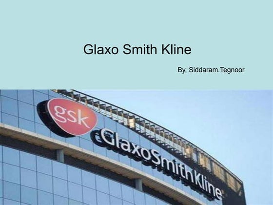 GlaxoSmithKline | PPT