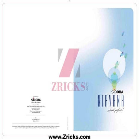 Siddha Nirvana Brochure - Zricks.com