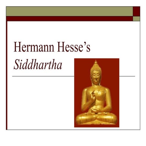 Siddhartha Context | PPT