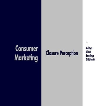 Advertisement: Closure Perception | PDF