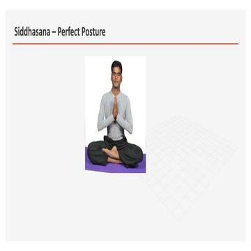 Siddhasana – Perfect Posture.pptx
