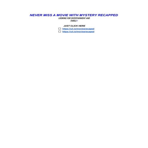 All movies recapped | PDF