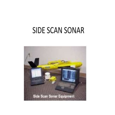 Side Scan Sonar Pptx