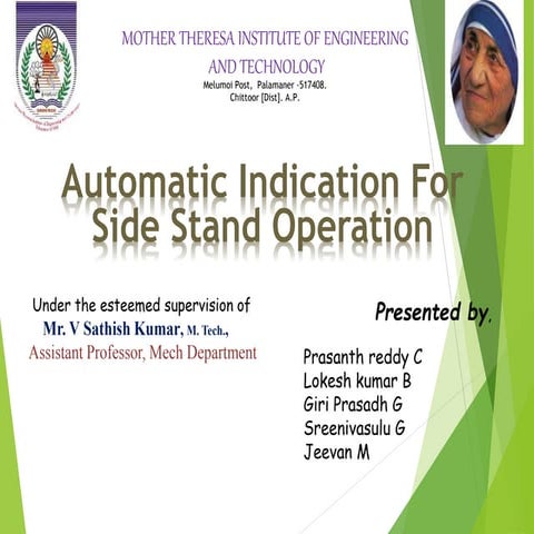 Side stand indication | PPTX