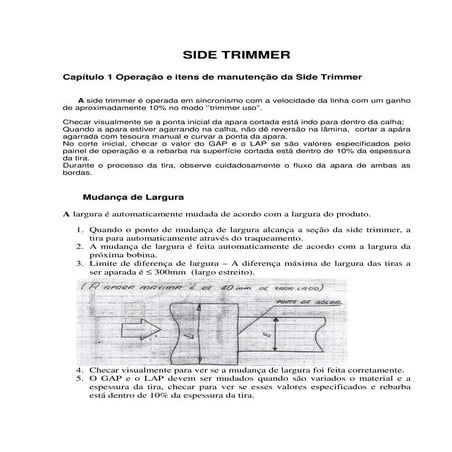 SIDE TRIMMER - TESOURA LATERAL | PDF