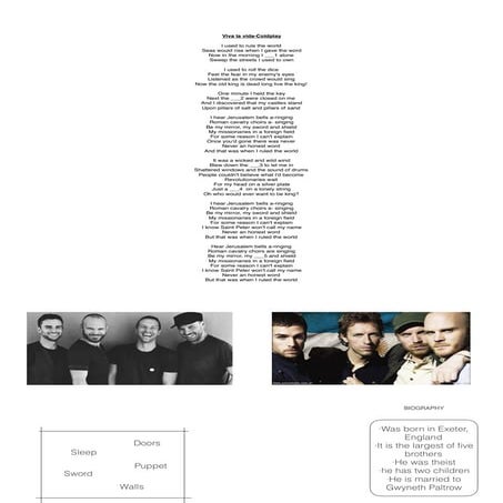 Viva la vida coldplay | PDF