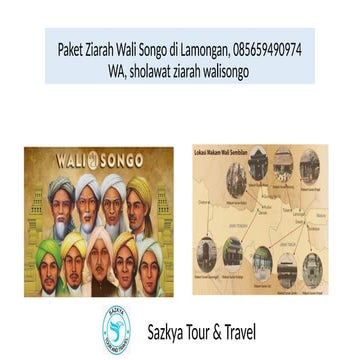 Paket Ziarah Wali Songo di Lamongan, 085659490974 WA, sholawat ziarah ...
