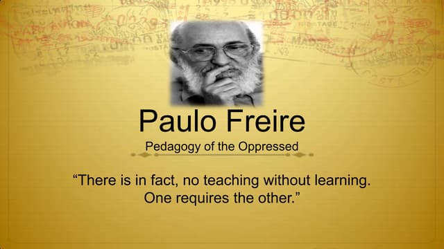 Paulo Freire's contrasting concepts of the banking model.pptx