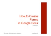 80 interesting ways to use google forms to support learning | PPT