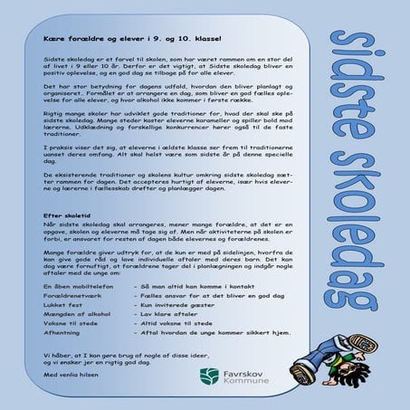 Sidste skoledag | PDF