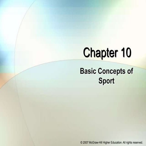 Basic Consepts of Sports | PPT | Sports