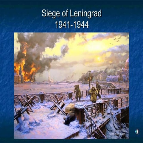 Siege of leningrad | PPT