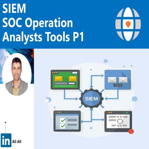 Présentation SIEM SOC Operation Analysts Tools P1 | PDF