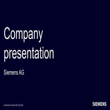siemens-company-presentation.pdf please find | PPT