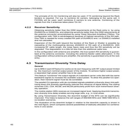 Siemens bss 62 | PDF | Telecommunications Industry | Industries