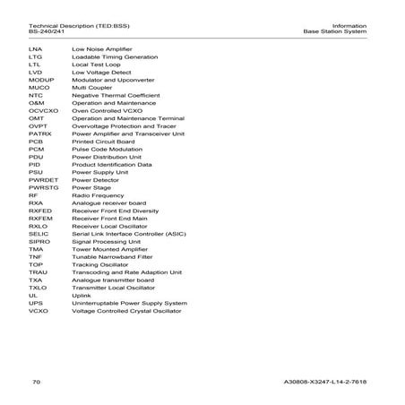 Siemens bss 70 | PDF