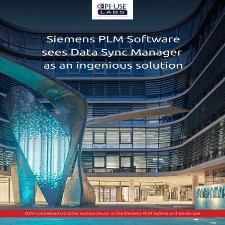 Siemens PLM Software sees Data Sync Manager as an ingenious solution | PDF