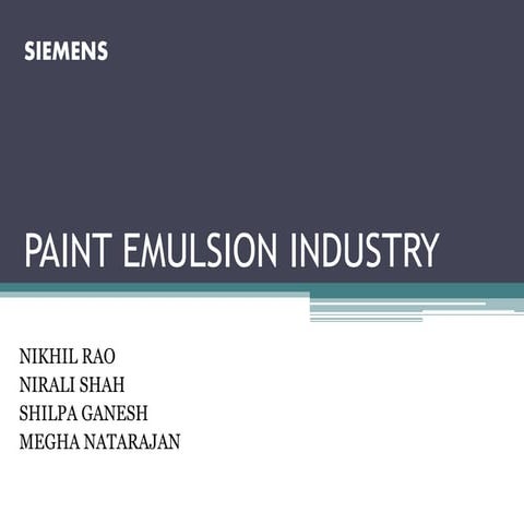 Siemens project | PPTX