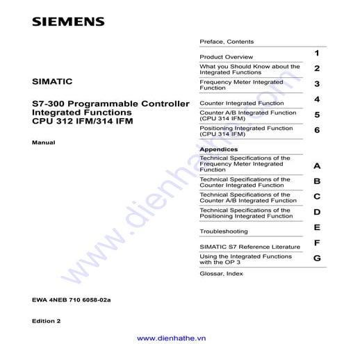 Siemens s7 300-400-integrated function mudule | PDF