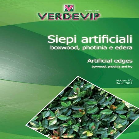 Siepi Artificiali Finte verdevip | PDF