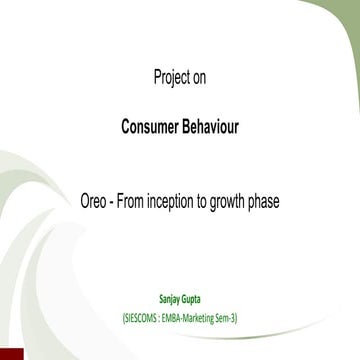 Consumer Behaviour | PPTX
