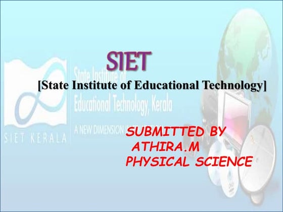 Educational technology - SIET(state institute of educational technology ...